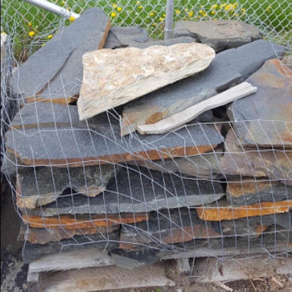 Fletcher Richard Landscape Supplies Black Shale Walkway Stones ... Fletcher Richard Landscape Supplies Black Shale Walkway Stones ...